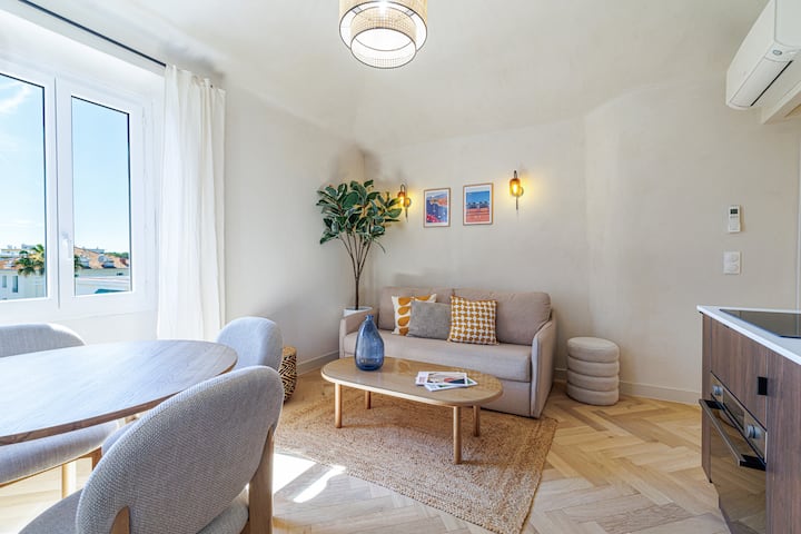 Appartement Rénové - Climatisé - 2 Chambres Suites - Nice