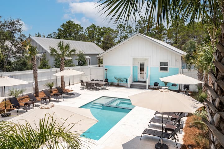 Backyard Bliss: Pool + Patio Fun - Grayton Beach, FL