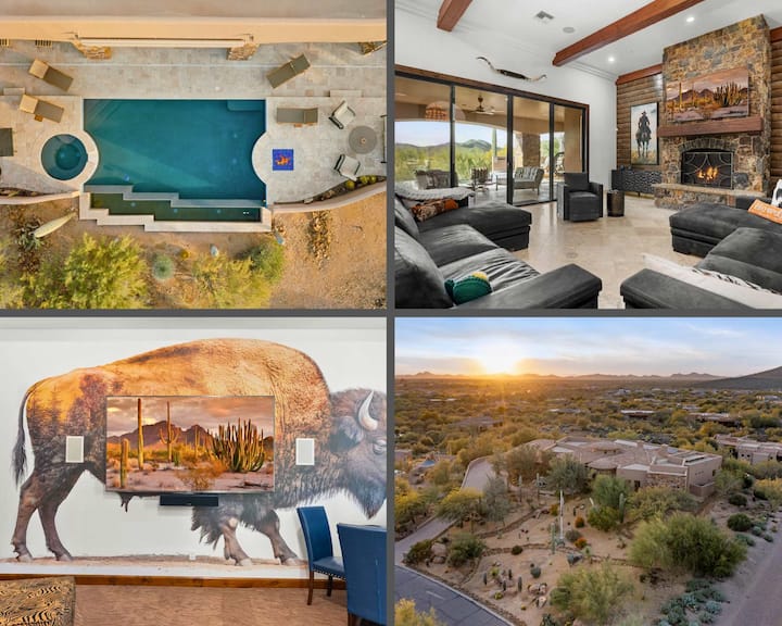 Your Luxury Desert Villa With Pool, Hot Tub & View - Cave Creek, AZ