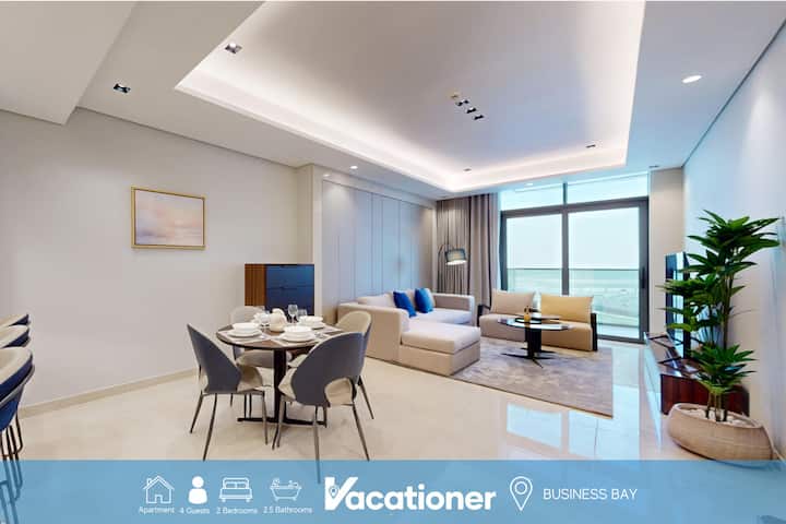 2 Bed In Business Bay | Gym, Pool & Free Wi-fi - Dubai