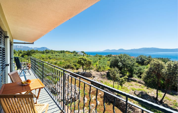 Cozy Apartment In Sucuraj With House Sea View - Drvenik