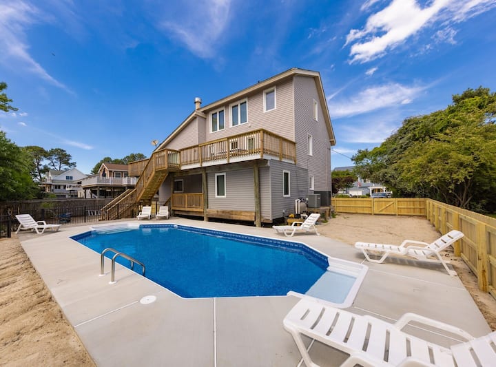 Reel Paradise - 6 Bedroom Pool Home With Dock - 버지니아비치