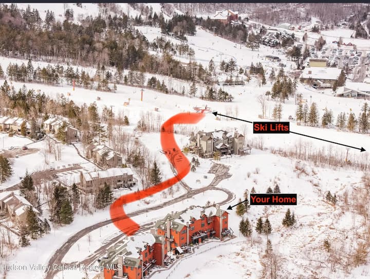 Hunter Condo Practically Ski On Ski Off - Hunter, NY
