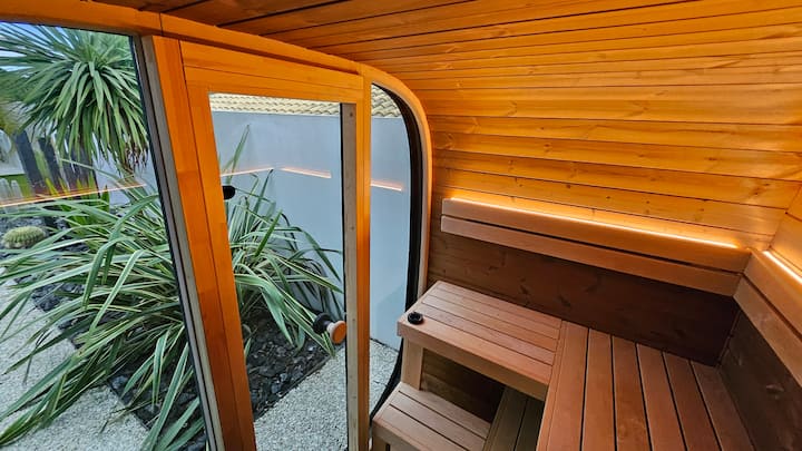 Villa Boston Piscine Sauna Plage à Pied - Vias