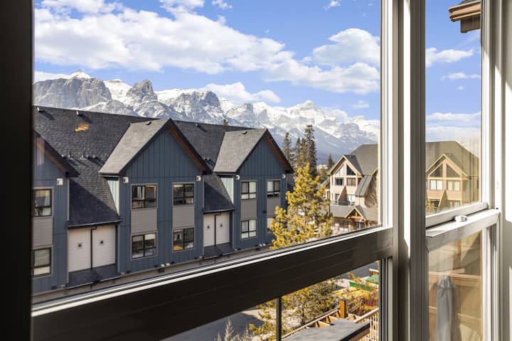 Peaks N' Patio - 3 Bedroom | Outdoor Hot Tub - キャンモア