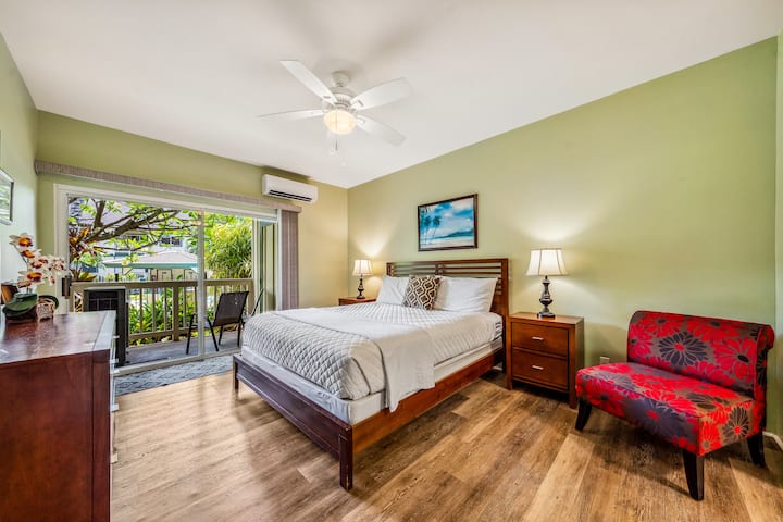 Re 413 | Walk To Poipu Beach • Ac • Pool/spa - Poipu, HI