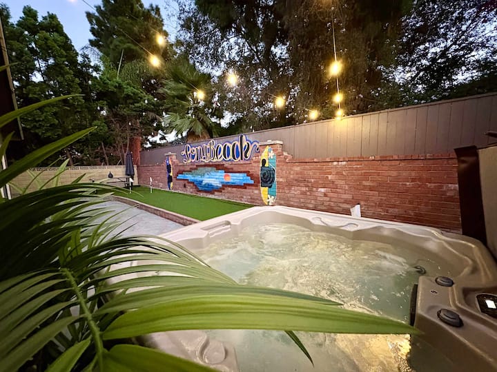 Ca4. (House) Hot Tub, Golf, Fire Pit & Games - Long Beach, CA