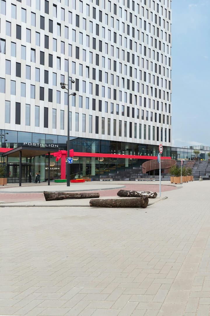 Twin Room At Postillion Hotel With Terrace - Amstelveen