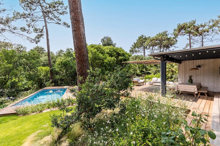 Sublime Villa De Standing Avec Piscine Cap-ferret - Cap Ferret
