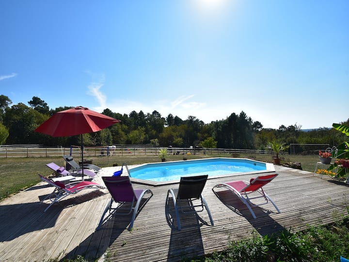Maison De Luxe En Aquitaine Avec Piscine - Monpazier