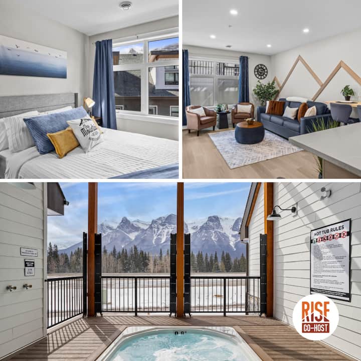 Steps To Banff Gate | Hot Tub |Mtn Peak Views - Canmore
