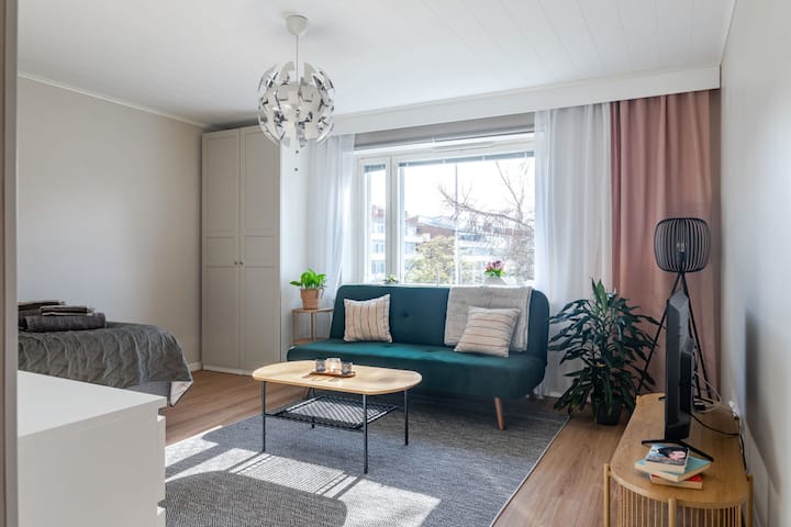 Modern Studio With Free Private Parking - Lahti