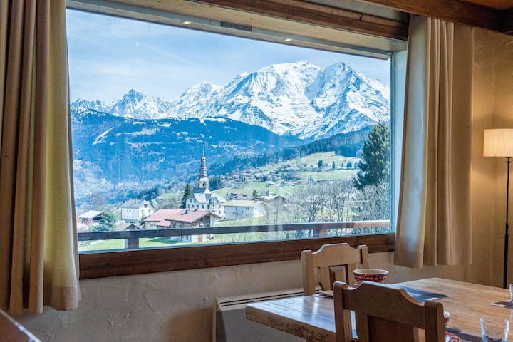 Chalet Sapi - Vue Mont Blanc - Combloux