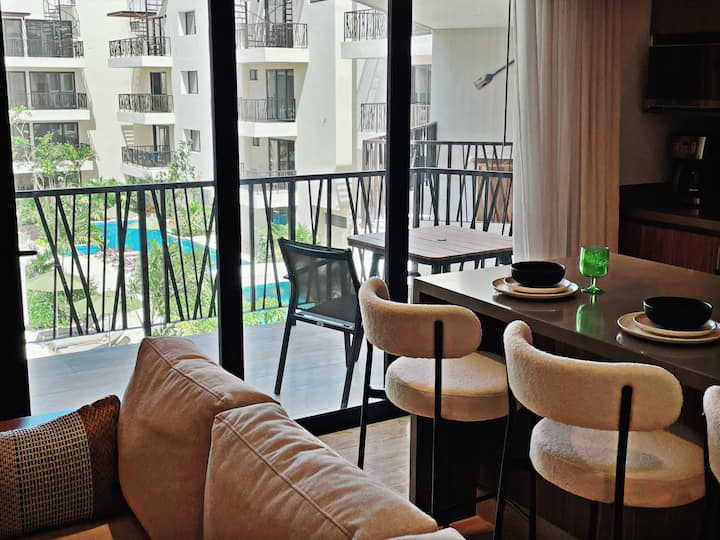 Modern 1 Bdrm Condo, Aldea Zama, 2nd Flr,pool View - Tulum