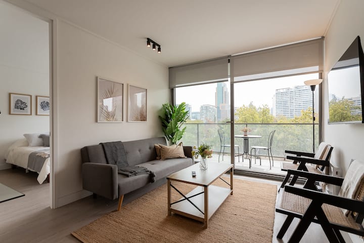 Stylish 2br Araucano Park Comfort For 5 Guests - Las Condes