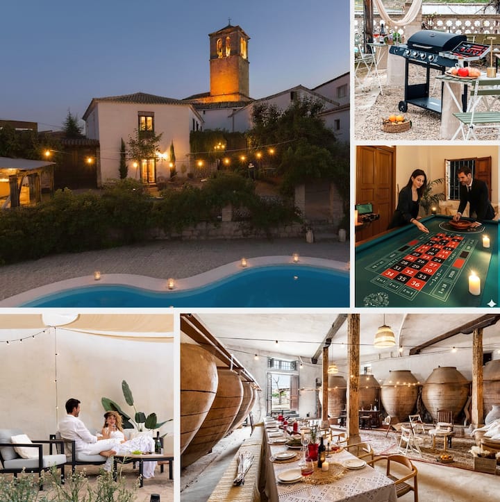 Lux5brvilla. Pool, Winecellar, Gardens, Games &Bbq - Villarejo de Salvanés