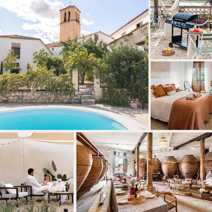 Lux5brvilla. Pool, Winecellar, Gardens, Games &Bbq - Villarejo de Salvanés