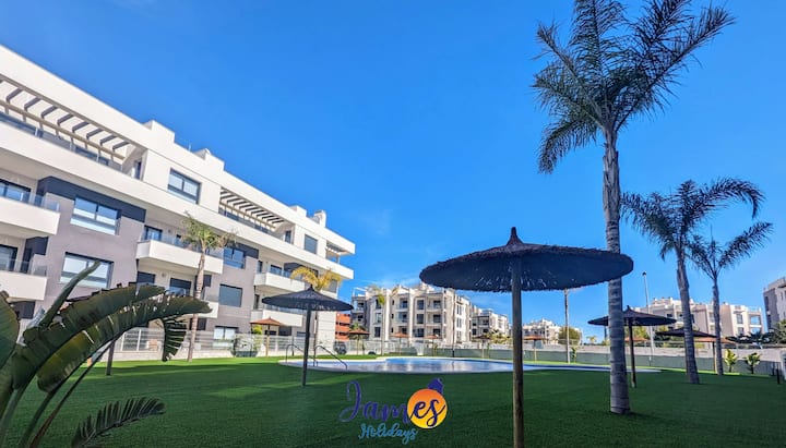 Chic 2 Bedroom Apartment With Comunal Pool Vm75 - La Zenia