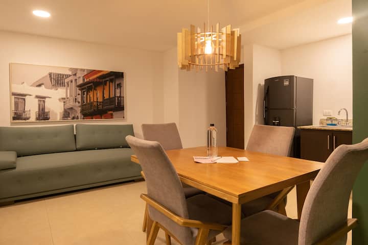 W*| Spectacular 2br Apartment W/ Ac In Bocagrande - Cartagena