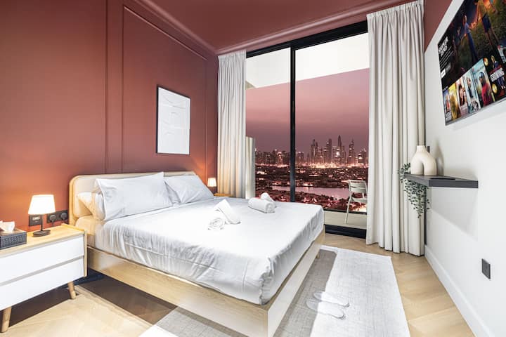 Chic 1br W/ Balcony & Dubai Marina View - Dubai