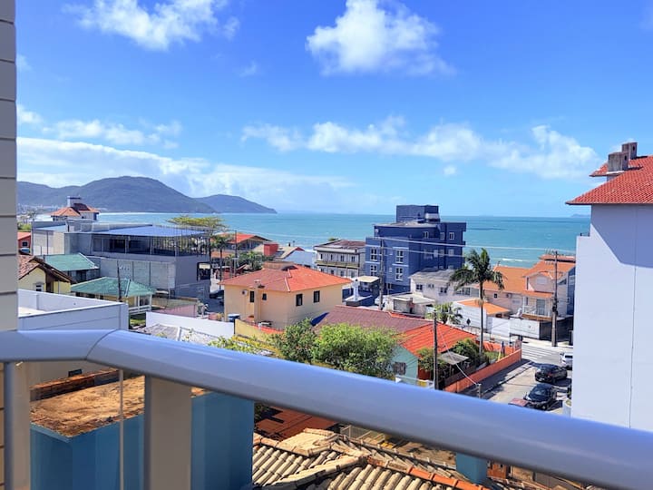 Vista Incrível Do Mar + Piscina E Praia Pertinho - Florianópolis