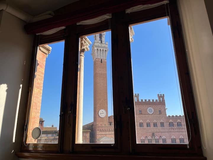 Vista Pregiata Piazza Del Campo. - Siena
