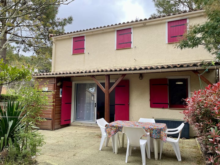 Maison Dans Résidence Avec Piscine - Lacanau