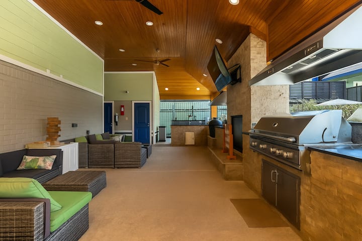 K&k Housing - Bliss Apartment W/ Bbq, Gym & Pool - Northside - Houston