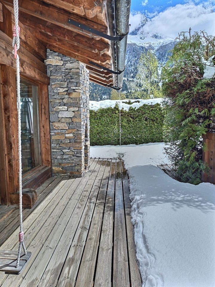 Chalet Vue Mont-blanc, Jacuzzi, Jardin & Parking - Chamonix-Mont-Blanc