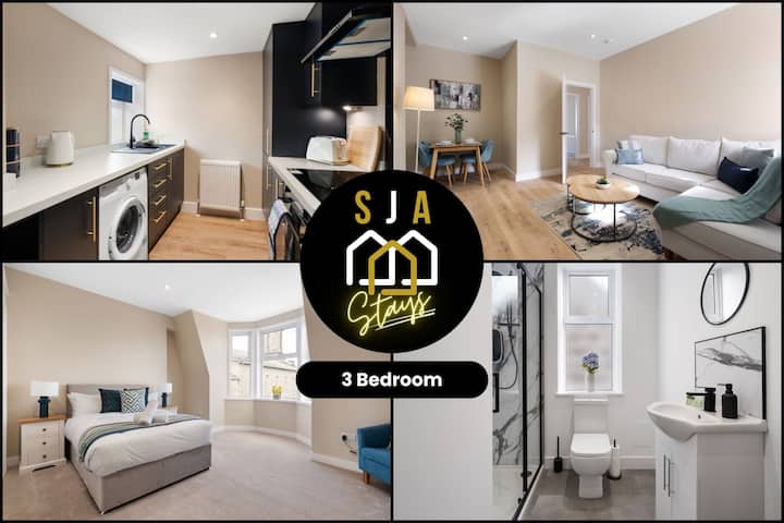 Church Street Residence - Sja Stays - Modern 3 Bed - Aberdeen