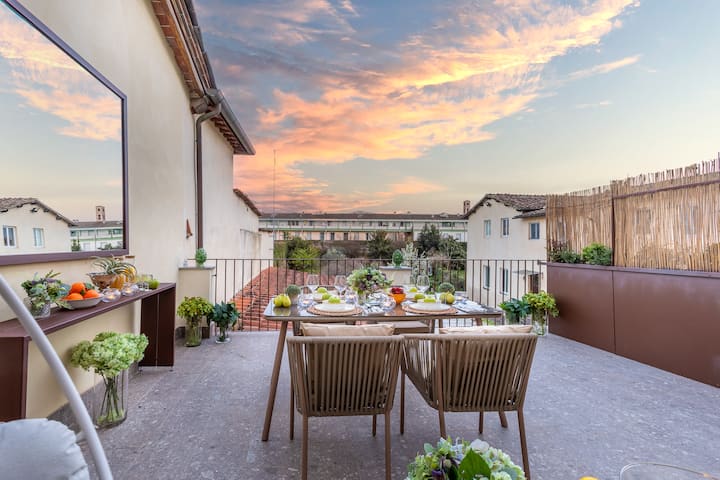 Smart Apartment With Terrace And Elevator In Lucca - Lucques