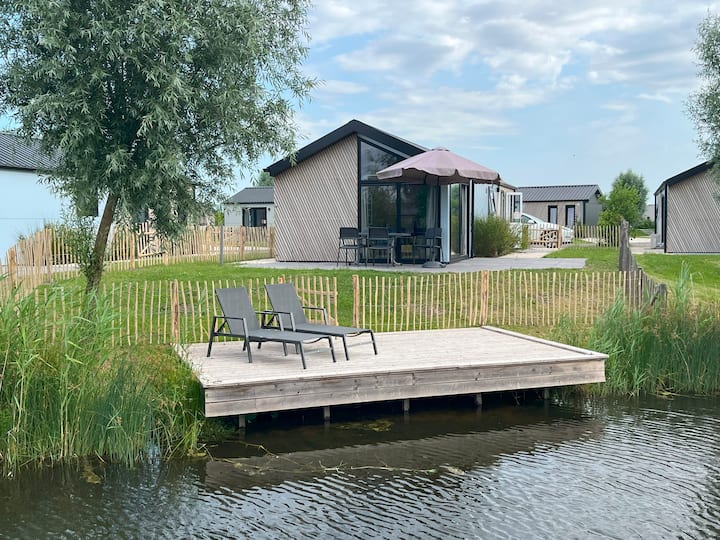 De Ijssel Eilanden Chalet Steghouse Mit Zaun Nr. 5 - Kampen