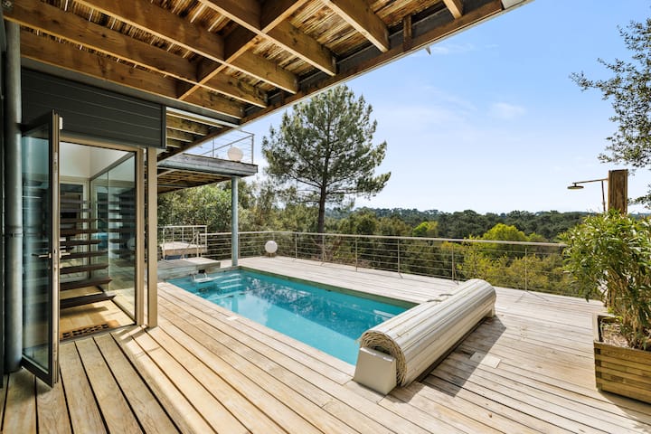 Forest - Villa Contemporaine Sur Le Golf De Seigno - Soustons
