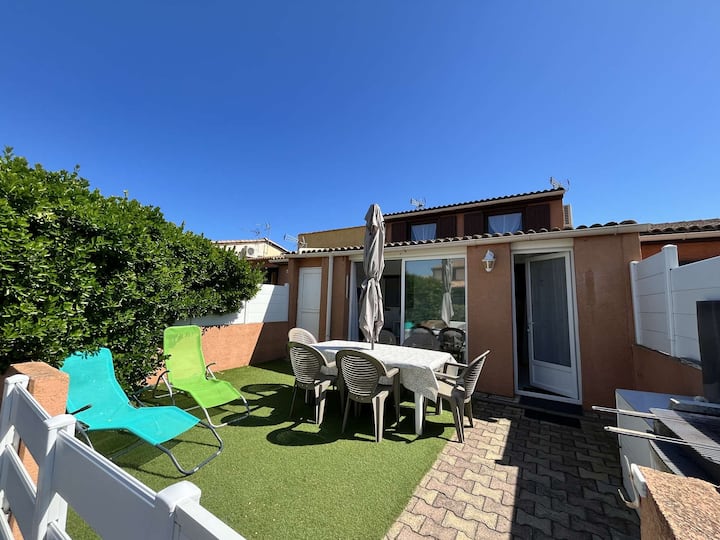 Villa Climatisée Dans Résidence Les Tamaris, 3 Cha - Portiragnes