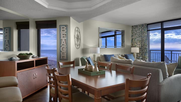Oceanfront 3br W/ Balcony Views - North Myrtle Beach, SC