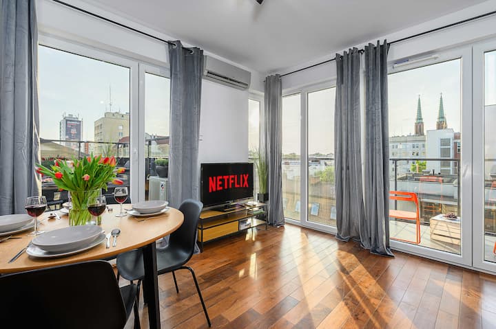Lumina 3-room Apart With Large Terrace - Warsaw