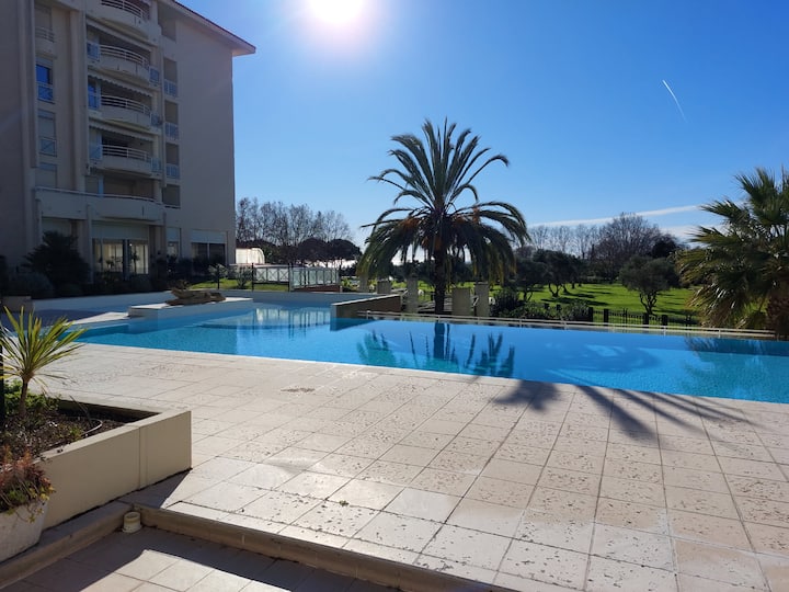 Appartement Cosy En Bord De Mer Avec Piscine - Costa Azul