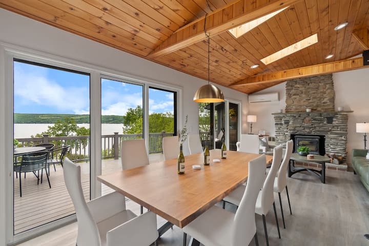 Lakeview, Spa, Firepit, Bbq, Fireplace + Speakeasy - Finger Lakes