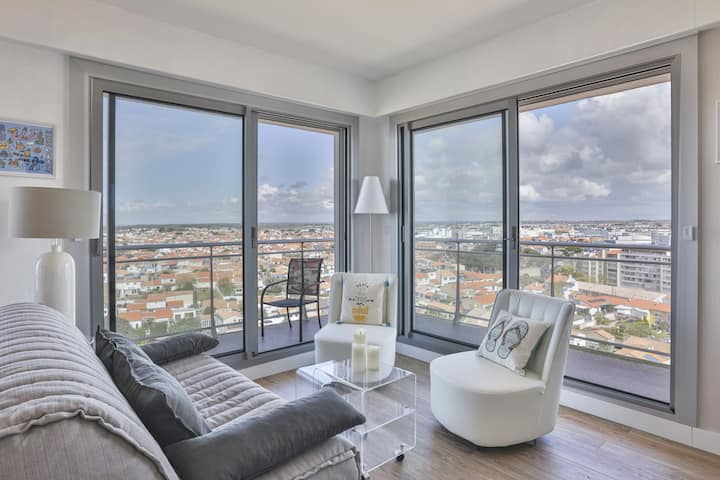 Vue Mer Exceptionelle Au 12ème éTage - Les Sables-d'Olonne