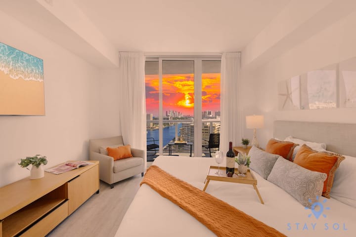 Amazing 1br Apt View & Balcony -  Pool & Gym - Hallandale Beach, FL