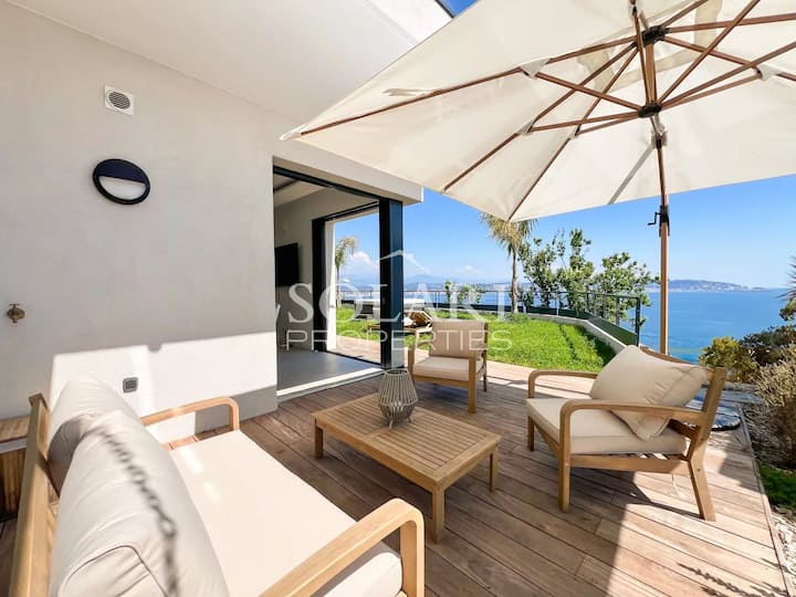 Appartement Avec Jacuzzi Et Vue Mer - à Pied Du Vi - Théoule-sur-Mer