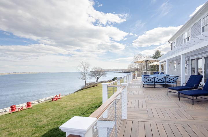 Luxury Waterfront Rental At Sunrise Point - Little Compton, RI
