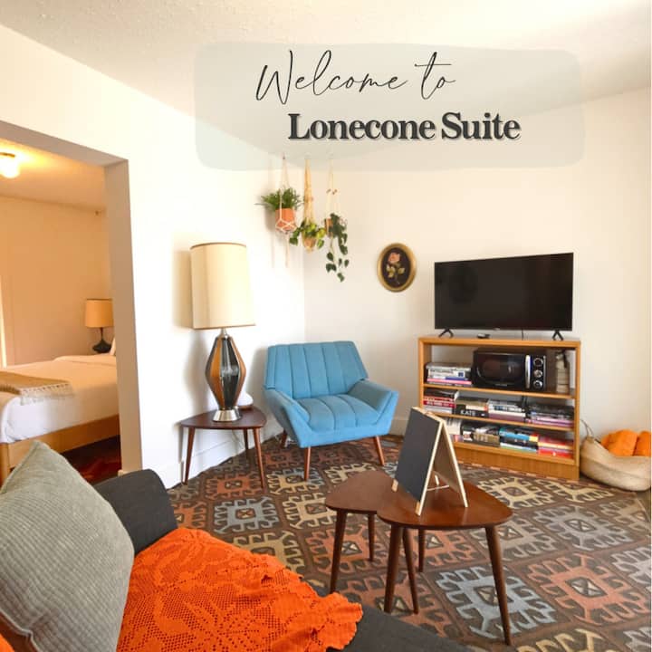 Lonecone Retro Suite - Sleeps 2 - Downtown Tofino - Tofino