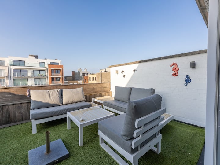 Studio Rénové Avec Terrasse Sur Le Toit Près De La - Middelkerke