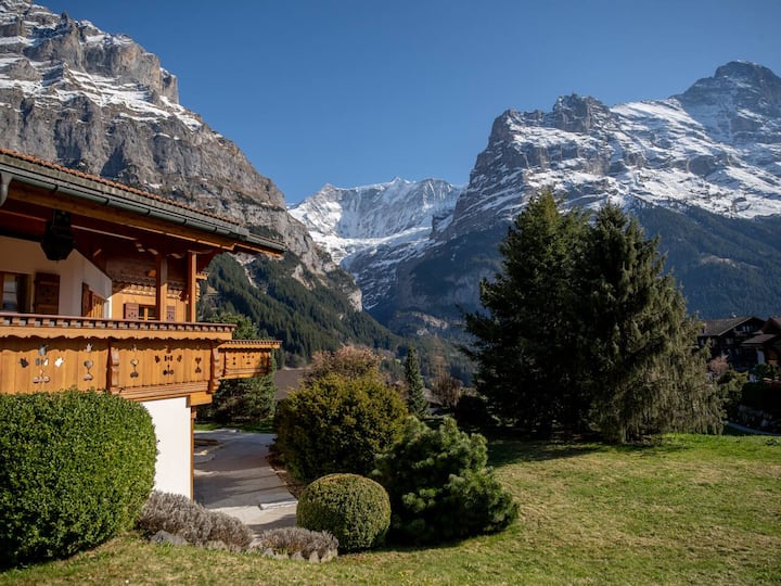 Orion - Garden Apartement Mit Eigerblick - Grindelwald