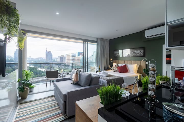 Incredible View | Pool | Gym | Ac | Jockey Club - São Paulo