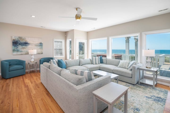 Ocean Melody | Seaside Duplex With Ocean Views! - Holden Beach, NC