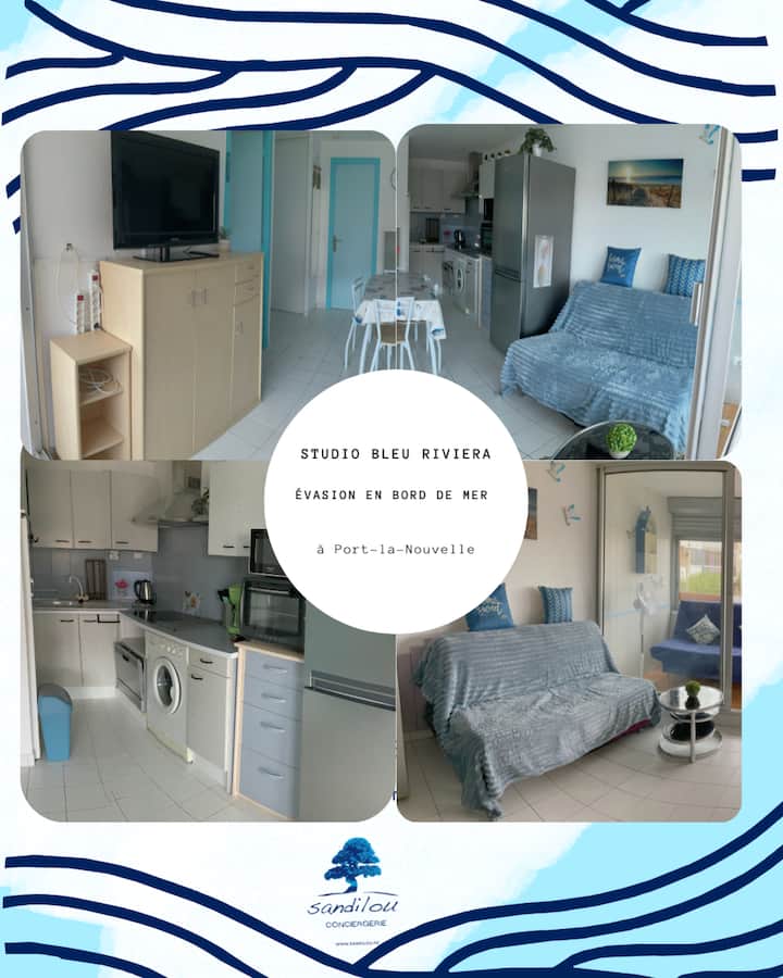 Studio Bleu Riviera – ÉVasion En Bord De Mer - Port-la-Nouvelle
