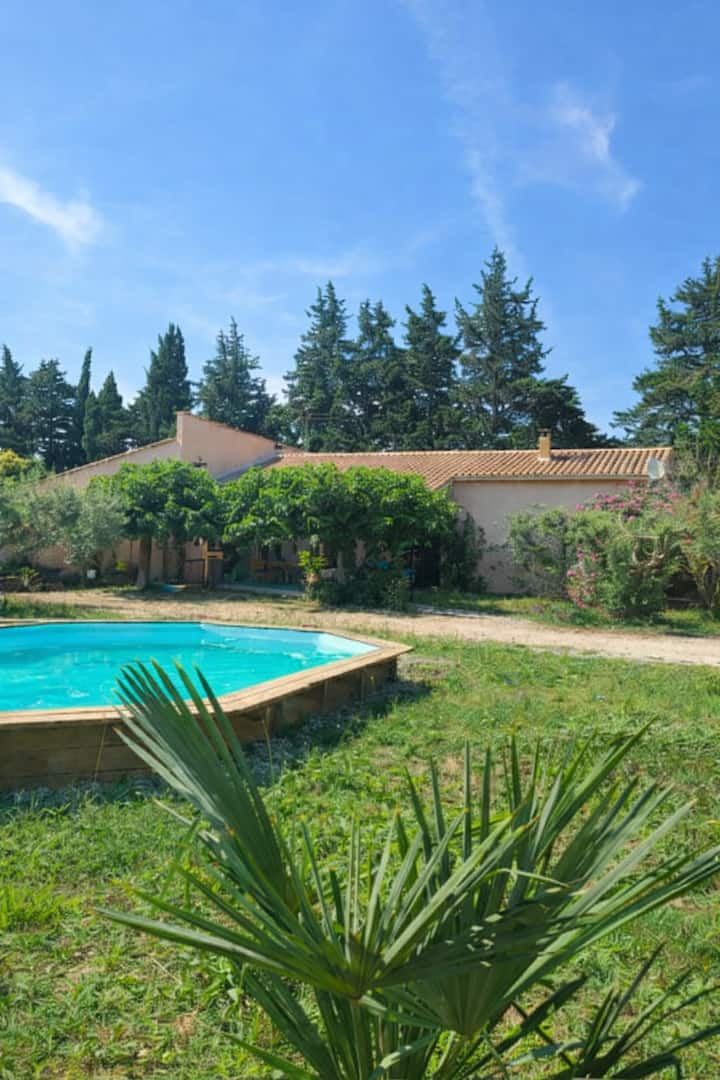 Maison Familiale Avec Piscine - Isle-sur-la-sorgue - Cavaillon