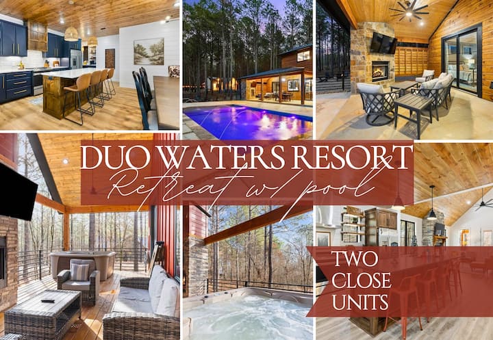 2 Cabins | Dog-friendly | Private Heated Pools - Broken Bow, OK